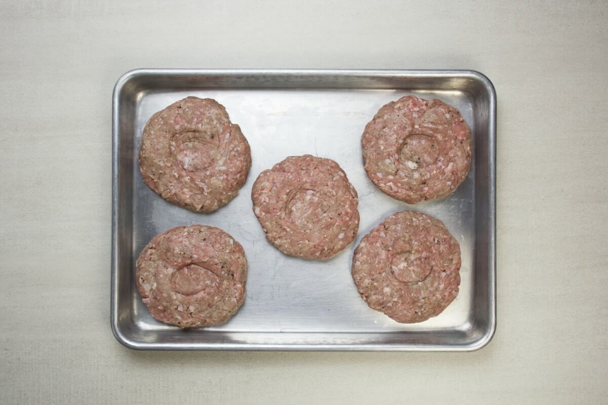 Lechon Burger - Filipino Roast Suckling Pig and Beef Patty Sandwich