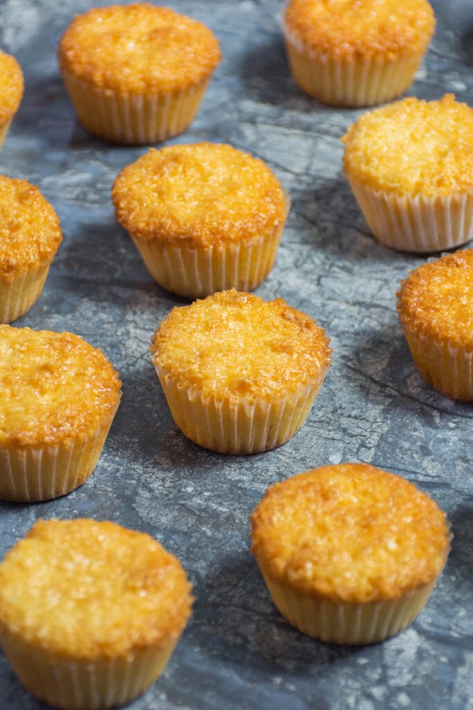 Filipino Coconut Macaroons: chewy cupcake bites of bliss